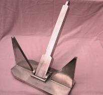 Anker 20 kg. rustfri - Anker mv. - glasfiber-center.dk