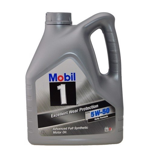 MOBIL 1 FS X2 5W-50 - 4 Liter - Til Biler (olie, Oliefiltre mv.) - glasfiber-center.dk